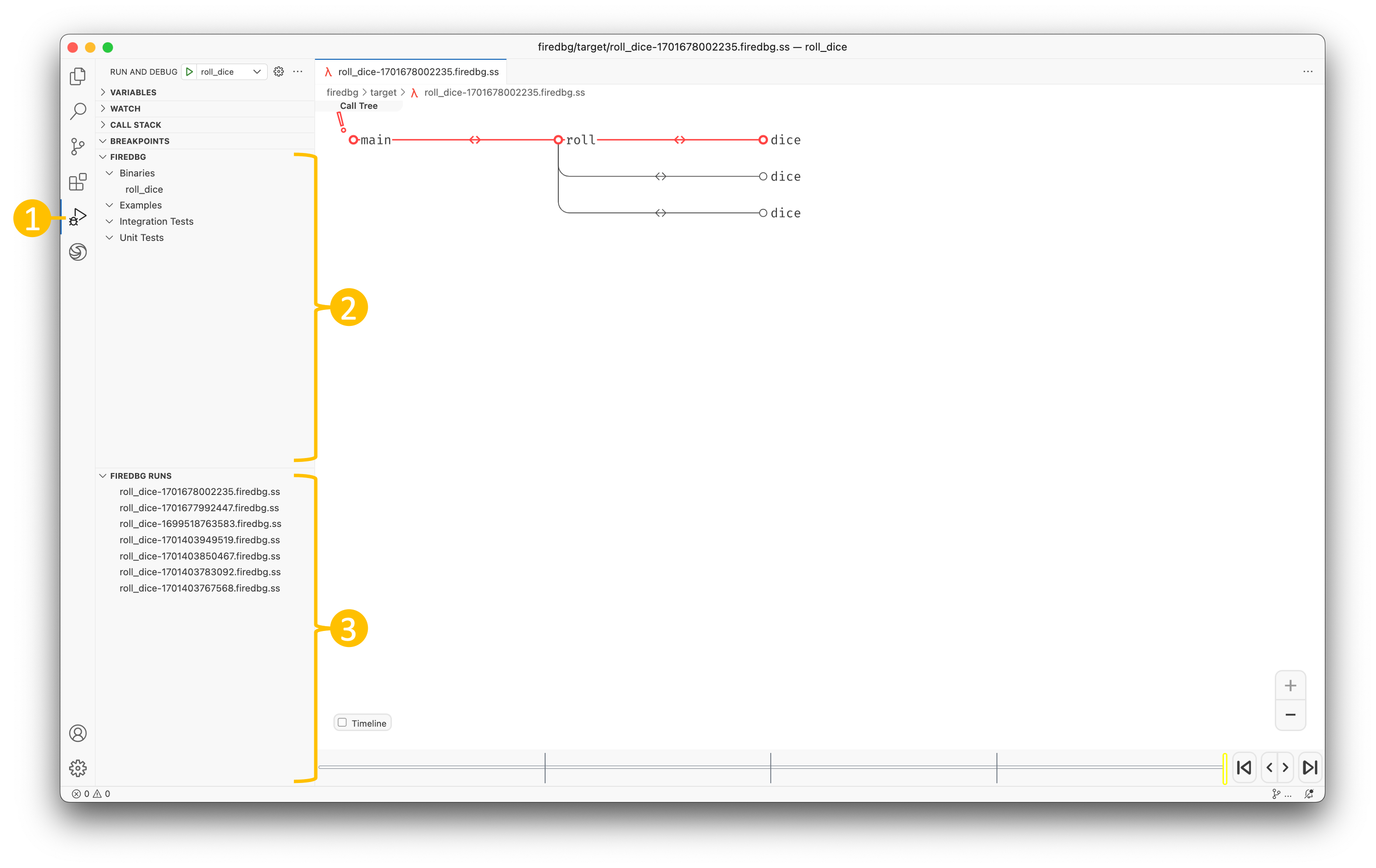 Getting Started | FireDBG - 🔥 Time Travel Visual Debugger for Rust